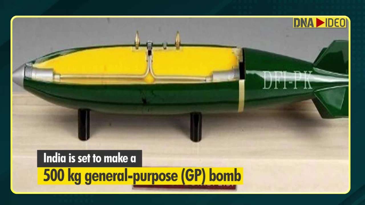 India to produce 500 kg general purpose (GP) bomb in ordnance factory ...