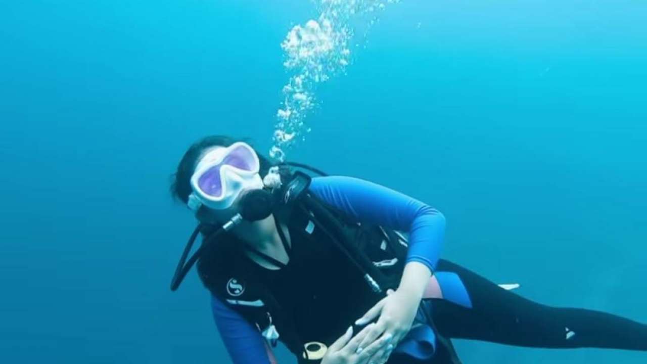 Parineeti Chopra goes scuba diving, fans ask ‘paani garam hai kya?’