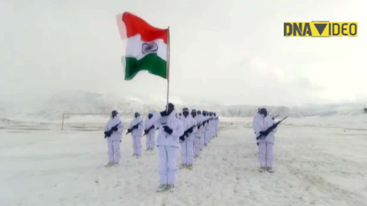 Watch: ITBP Jawans celebrate 73rd Republic Day at 15000 feet altitude ...