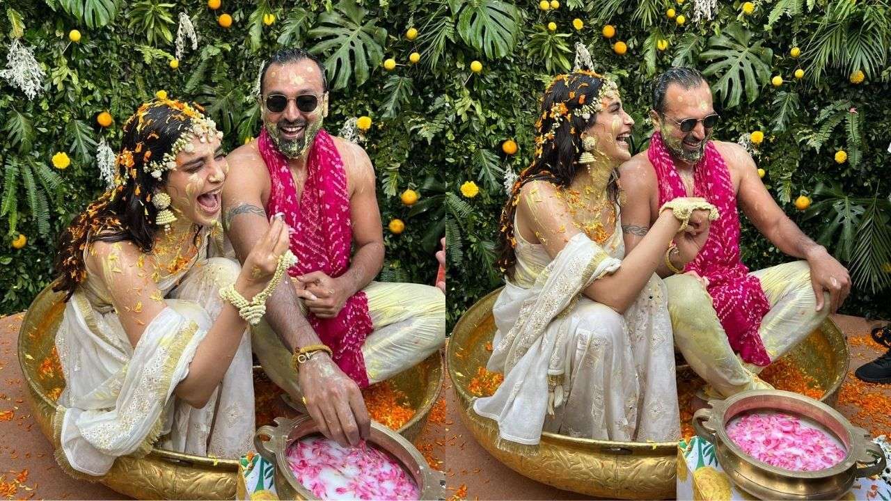 Karishma Tanna's Haldi ceremony pictures will make you believe in true ...