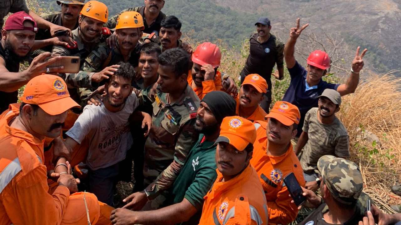 Army teams rescue trekker stuck for over 40 hours in Kerala