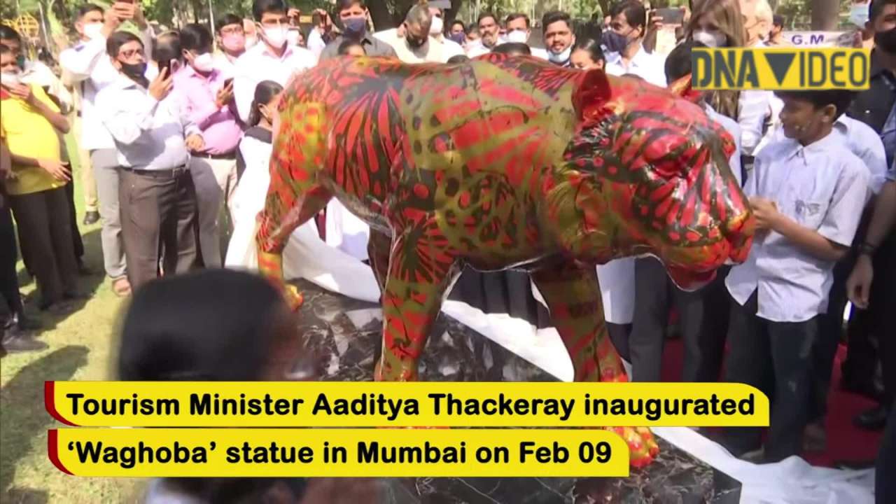 Maharashtra: Aaditya Thackeray inaugurates ‘Waghoba’ statue in Mumbai