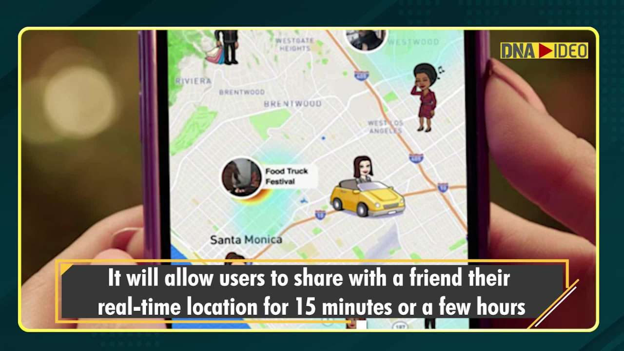 Snapchat rolls out live location sharing feature with friends
