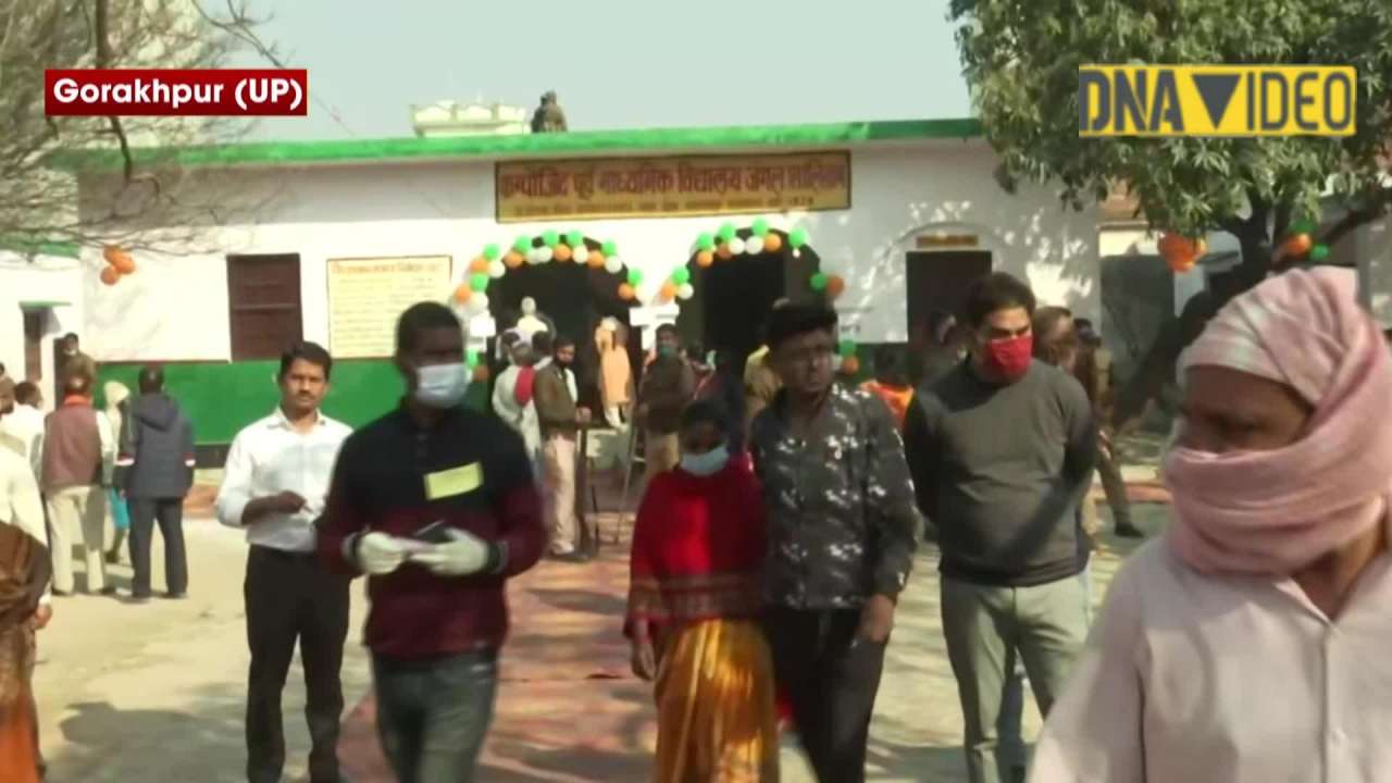 UP Polls: Nishad Party founder Sanjay Nishad casts vote in Gorakhpur