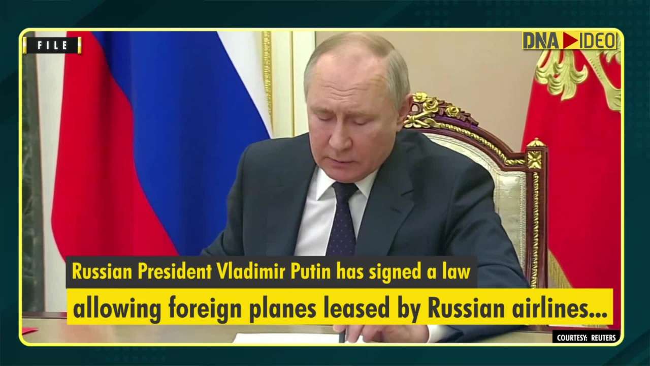 Russia President Putin signs law on registration of foreign aircraft