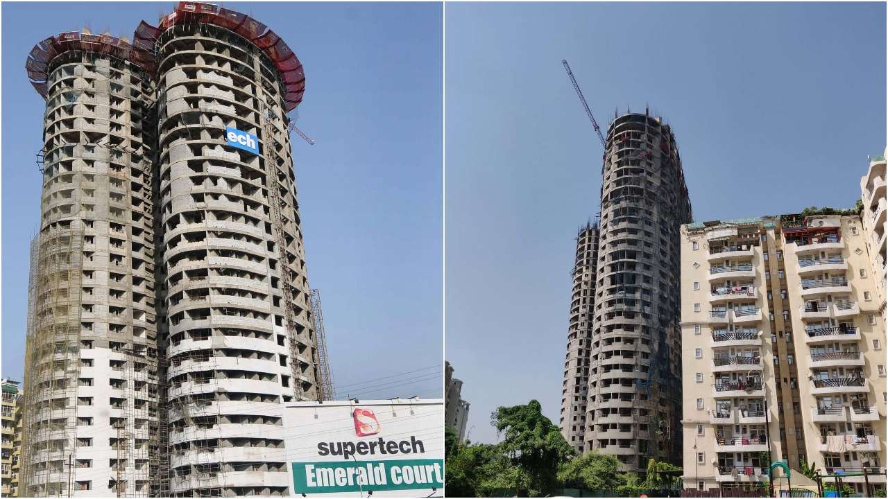 Here's how 40-storey Noida twin towers will be demolished in just 9 seconds