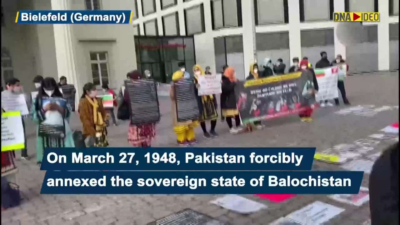 Baloch National Movement stages anti-Pakistan protest in Germany