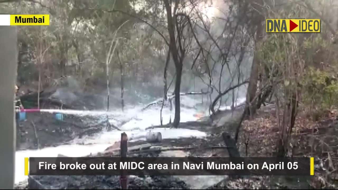 Fire breaks out at MIDC Mahape area in Navi Mumbai