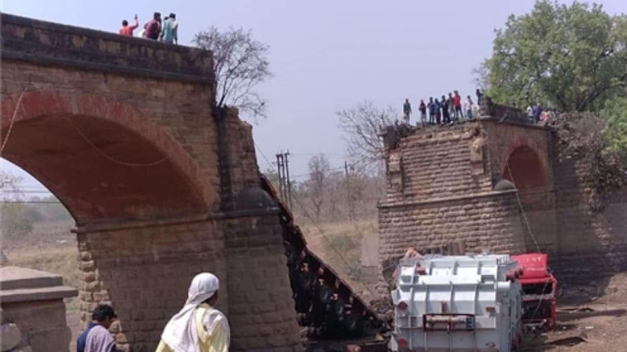 British-era bridge collapses in Madhya Pradesh, traffic hit on Bhopal ...