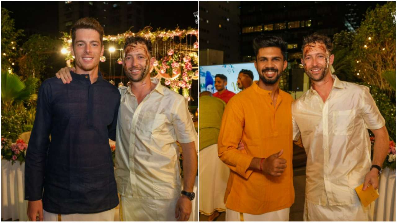 In pictures: MS Dhoni, other CSK players don 'lungis' for Devon Conway ...