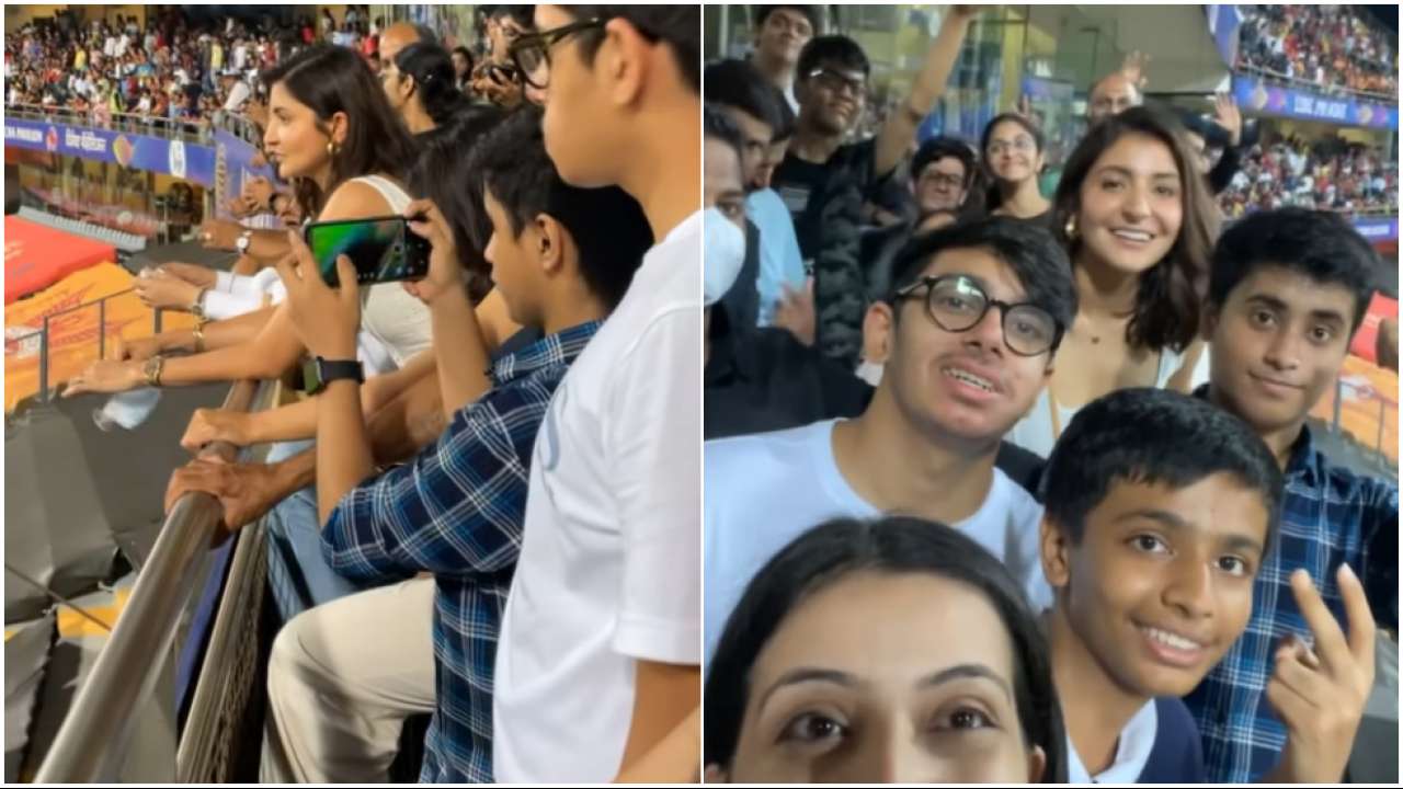 WATCH: Viral video of woman watching IPL match with Anushka Sharma ...