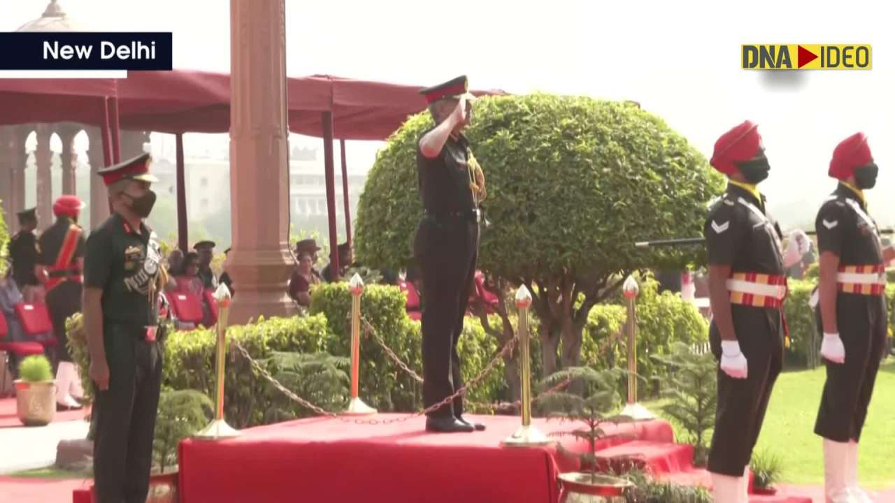 New Vice Army Chief Lt General BS Raju receives Guard of Honour