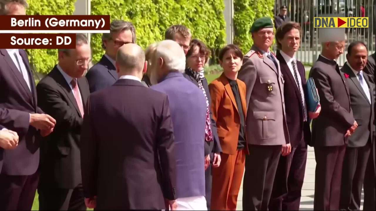 Germany: PM Modi receives ‘Guard of Honour’ at Federal Chancellery in ...