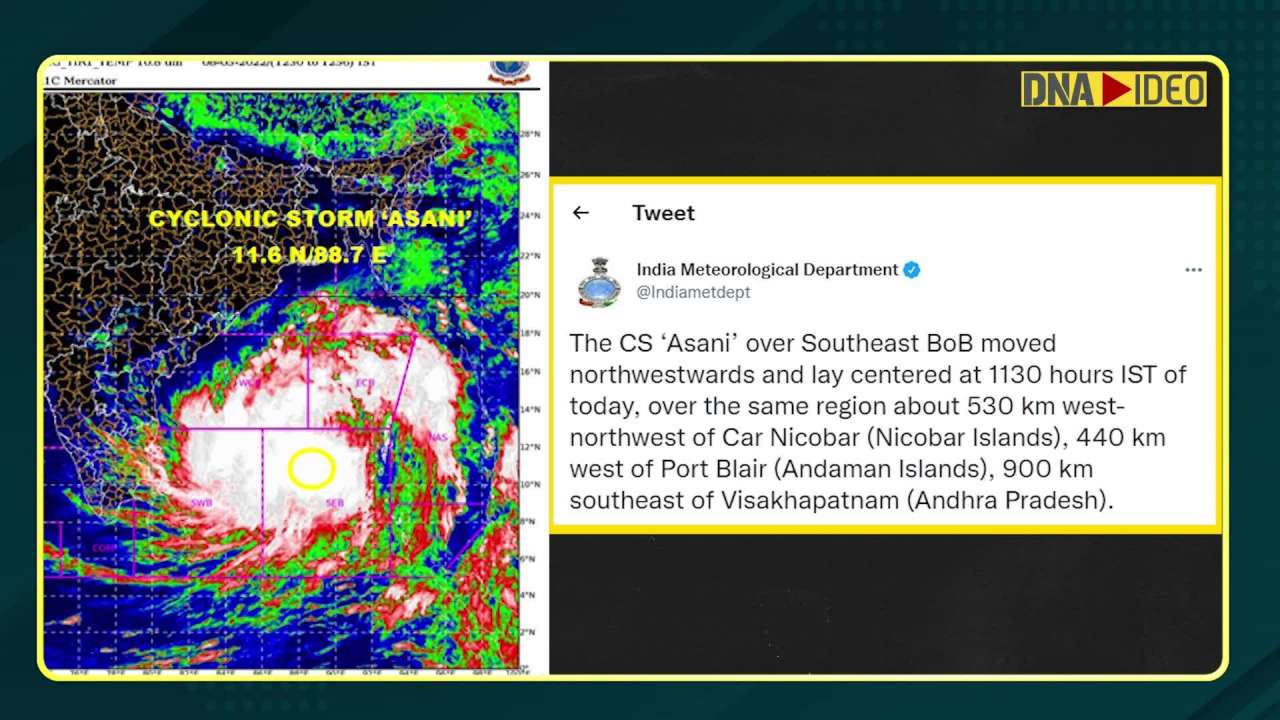 Cyclone Asani Alert: IMD issues warning in Andhra, Odisha, Bengal