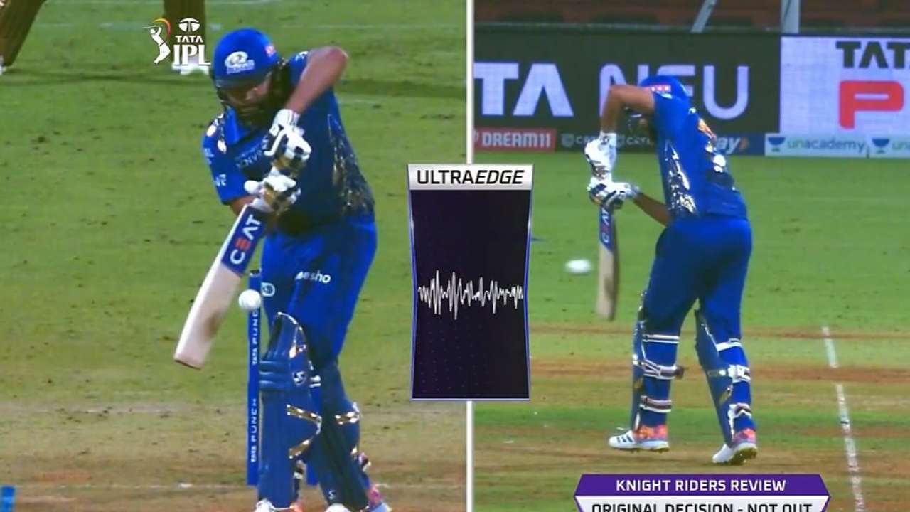 IPL 2022: Fans furious with Rohit Sharma's wicket, ultraedge shows ...
