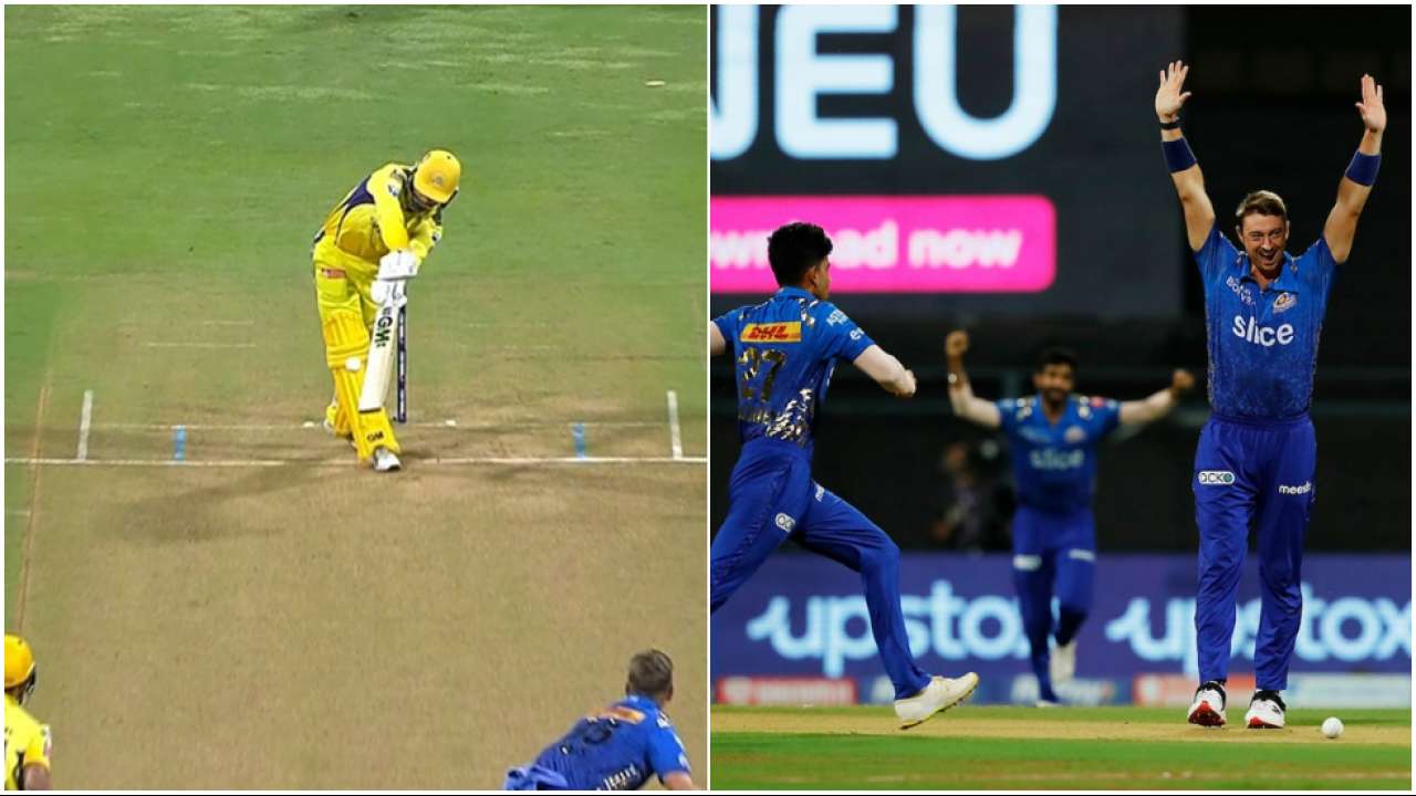 IPL 2022: Watch Devon Conway given LBW out but no DRS available during ...