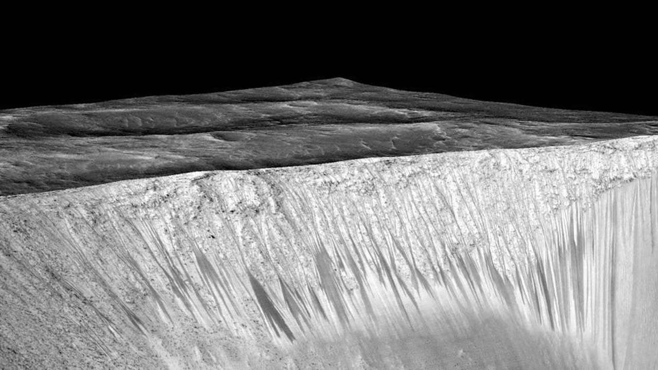 Evidence of water on Mars as new geological study suggests high rates ...