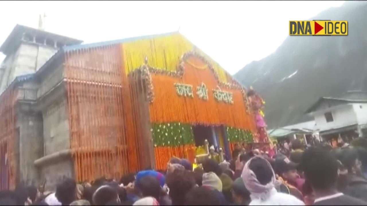 Uttarakhand: Rain lashes Kedarnath Dham