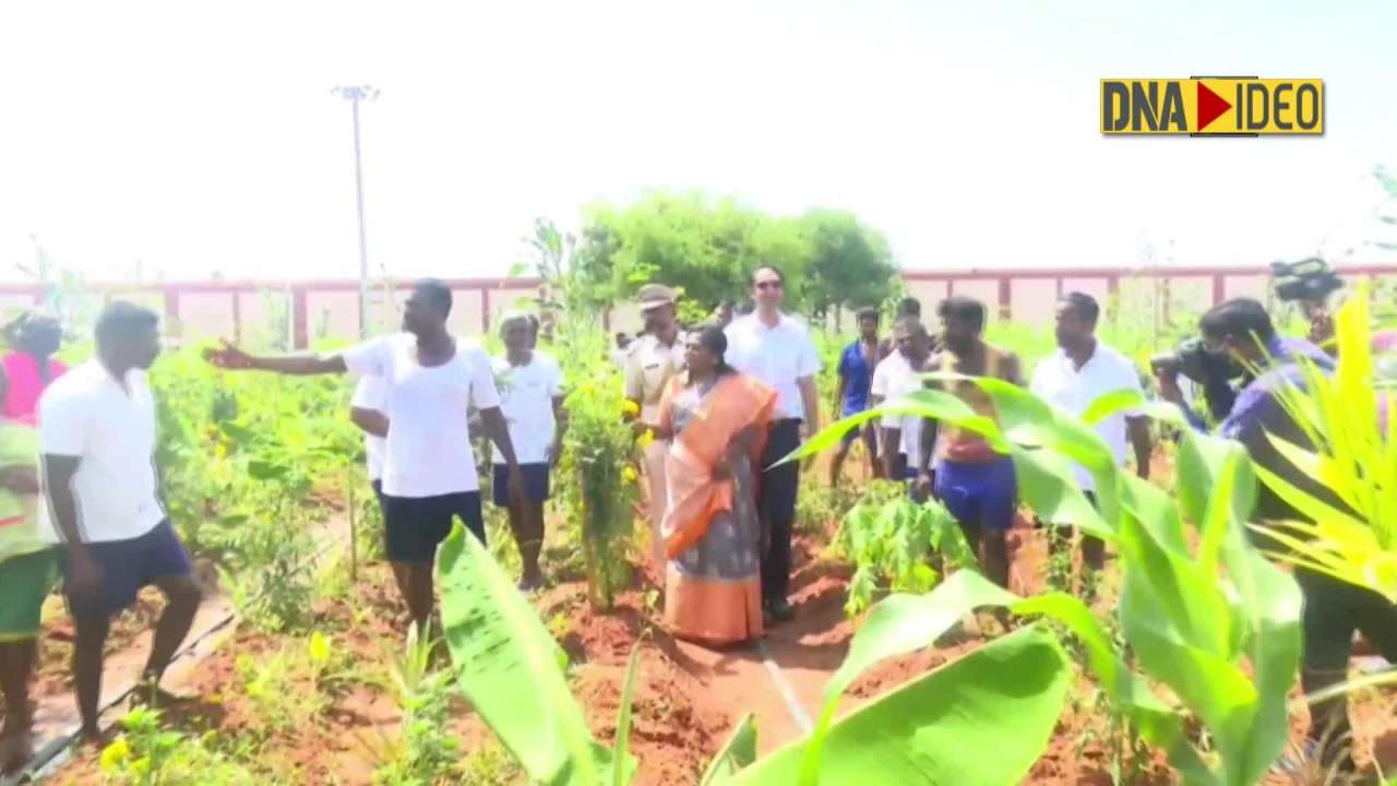 Puducherry LG Tamilisai Soundararajan visits integrated farm at prison ...