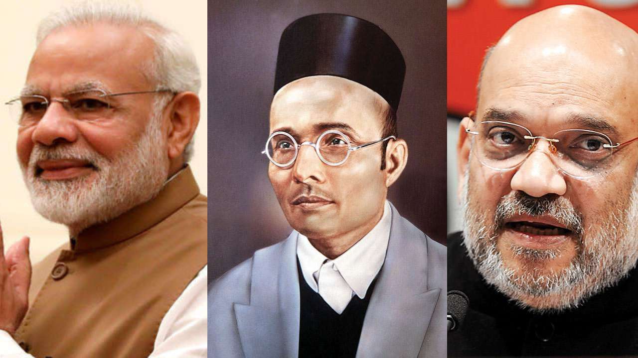 PM Narendra Modi, Amit Shah pay tribute to Vinayak Damodar Savarkar on his birth anniversary