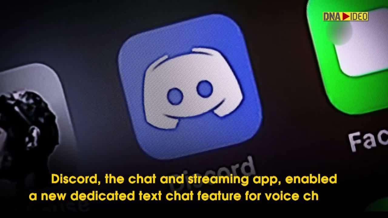 Text chat directly added inside voice channels by Discord
