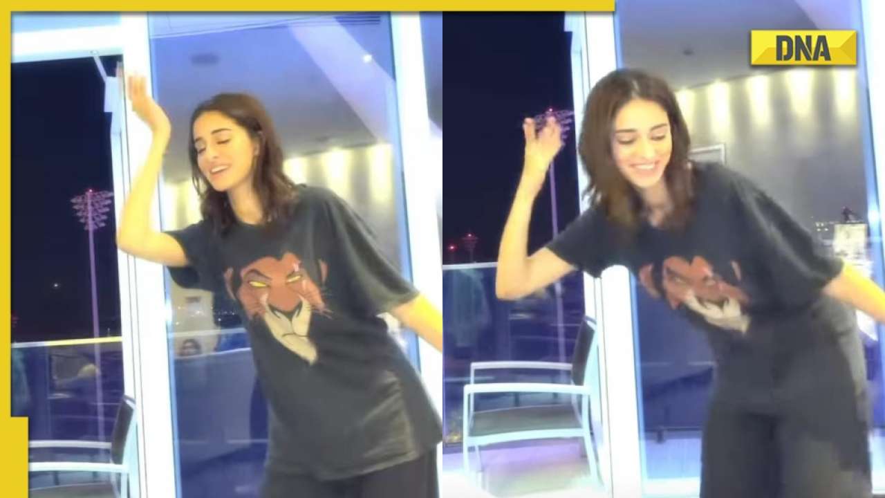 Ananya Panday dances to Pushpa song Saami Saami, Sara Ali Khan shares video