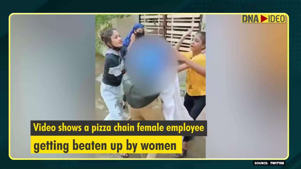 Viral Video: 4 women beat up pizza chain employee for allegedly staring