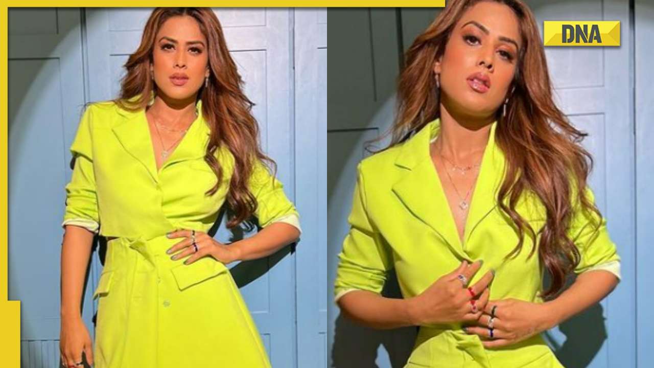 Nia Sharma looks drop-dead gorgeous in neon jacket, sizzling photos go ...