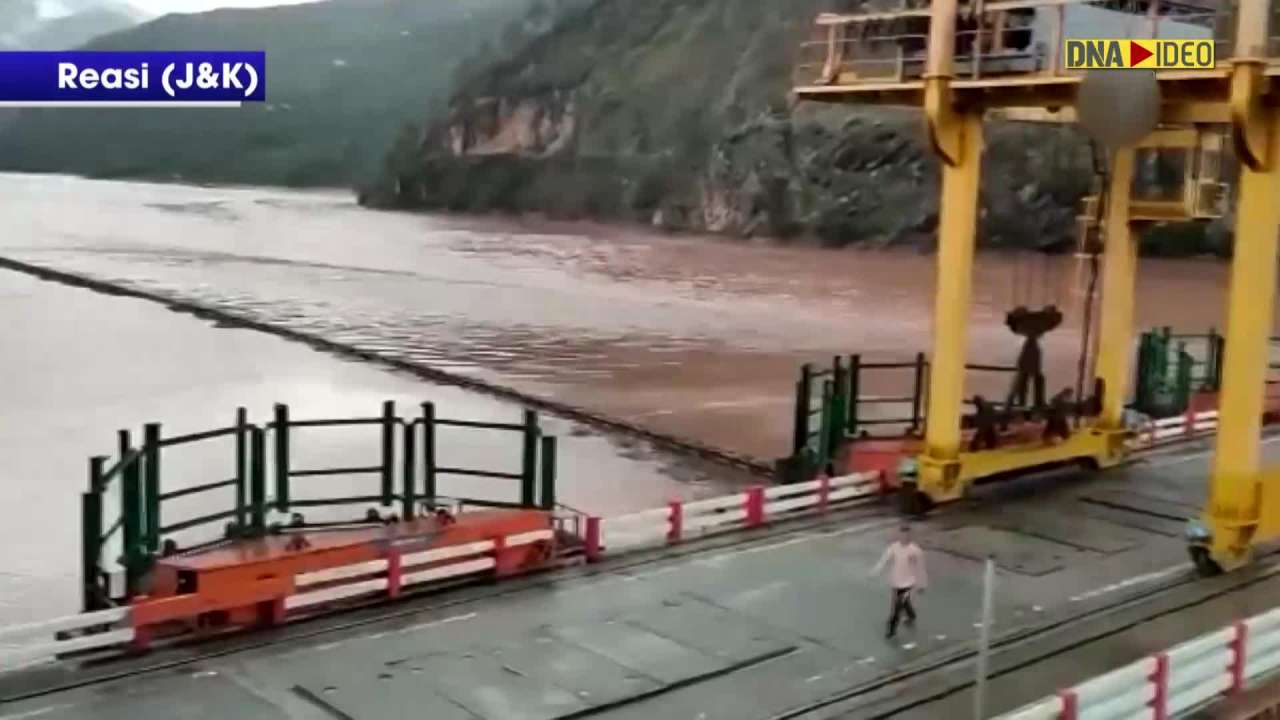 Salal Dam opens gates as water level rises in River Chenab due to ...