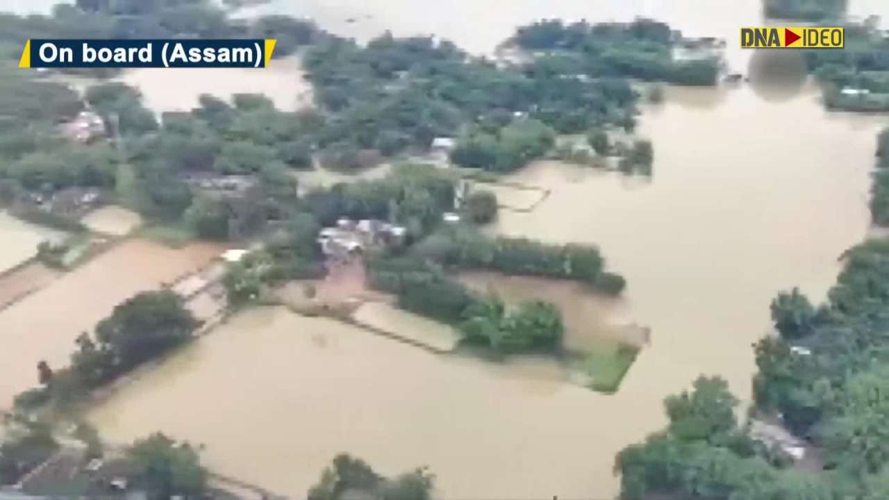 Assam flood: Silchar gets submerged in water, people commute on boats