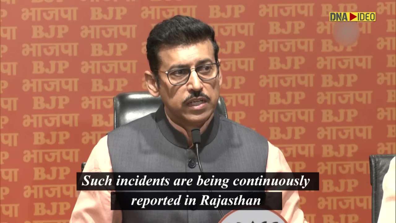 Udaipur Beheading Incident: BJP leader Rajyavardhan Rathore blames ...