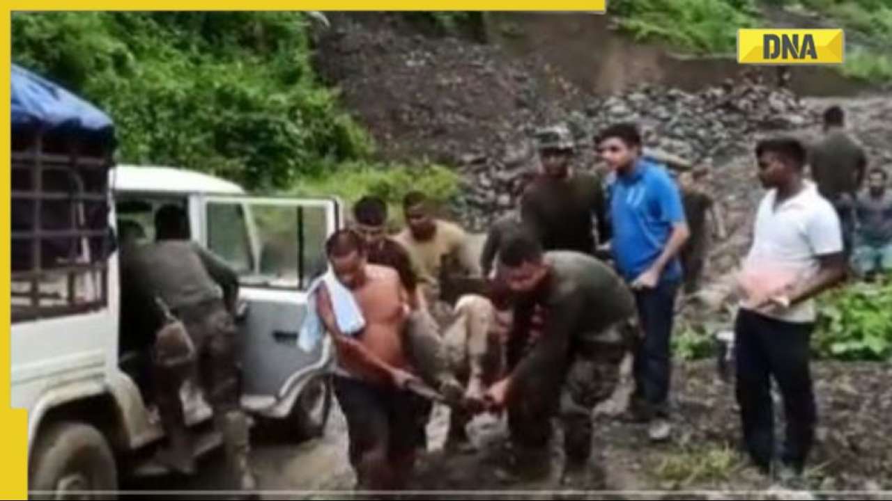 Manipur: Massive landslide blocks Ijei river flow; kills two, dozens ...