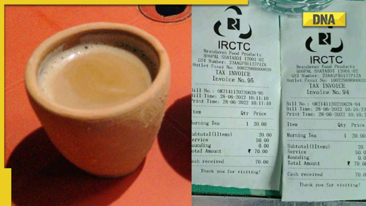 Railways passenger charged Rs 50 service fee for ordering tea worth Rs ...