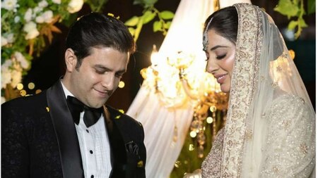 IAS Athar Amir Khan, fiancé Mehreen Qazi share photos from intimate engagement ceremony