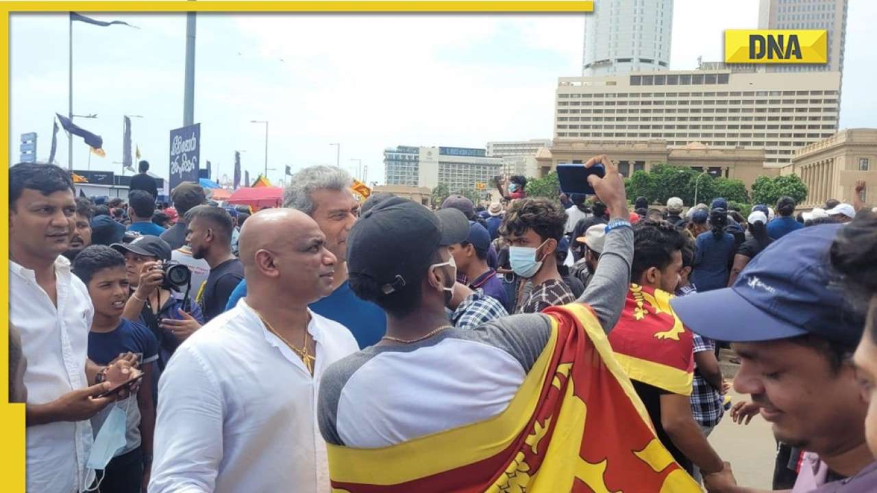 Legendary cricketer Sanath Jayasuriya protests against Sri Lankan ...