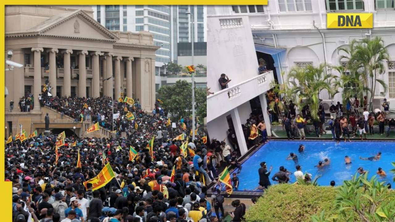 In Pics: How protesters stormed Sri Lanka President Gotabaya Rajapaksa ...