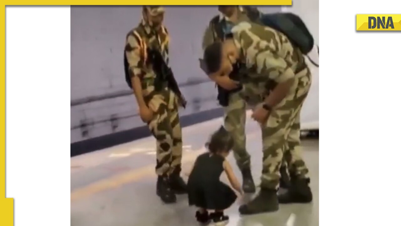 Heart Warming Viral Video Shows Little Girl Touching Jawan S Feet
