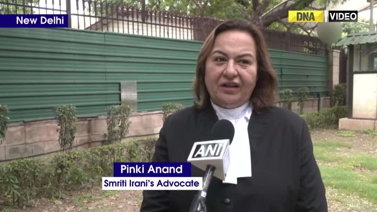Advocate Pinky Anand: Slanderous allegations made against Smriti Irani ...
