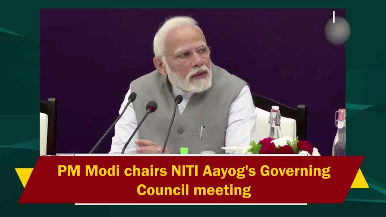 Pm Modi Chairs Niti Aayogs Governing Council Meeting