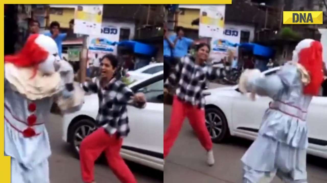 Watch: Udupi woman's unexpected street dance performance with clown on ...