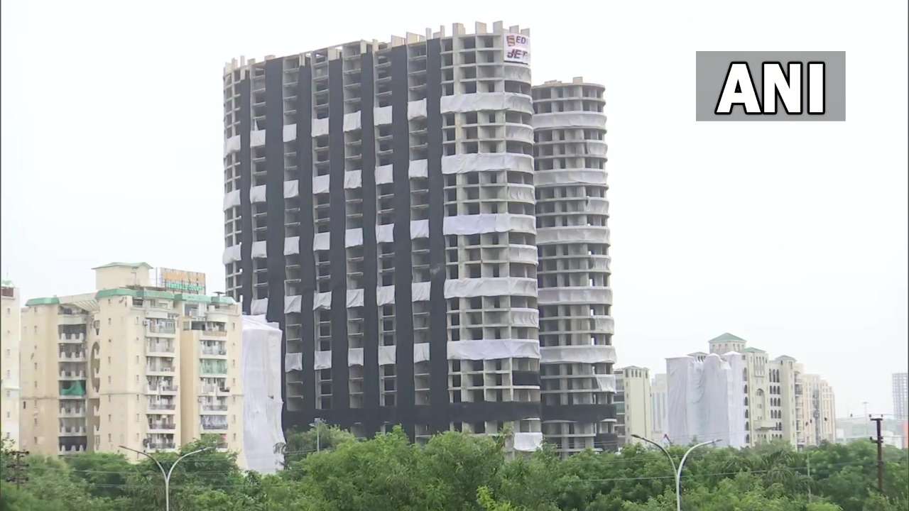 Noida Supertech Twin Towers Demolition In Pics: Check LATEST VISUALS ...
