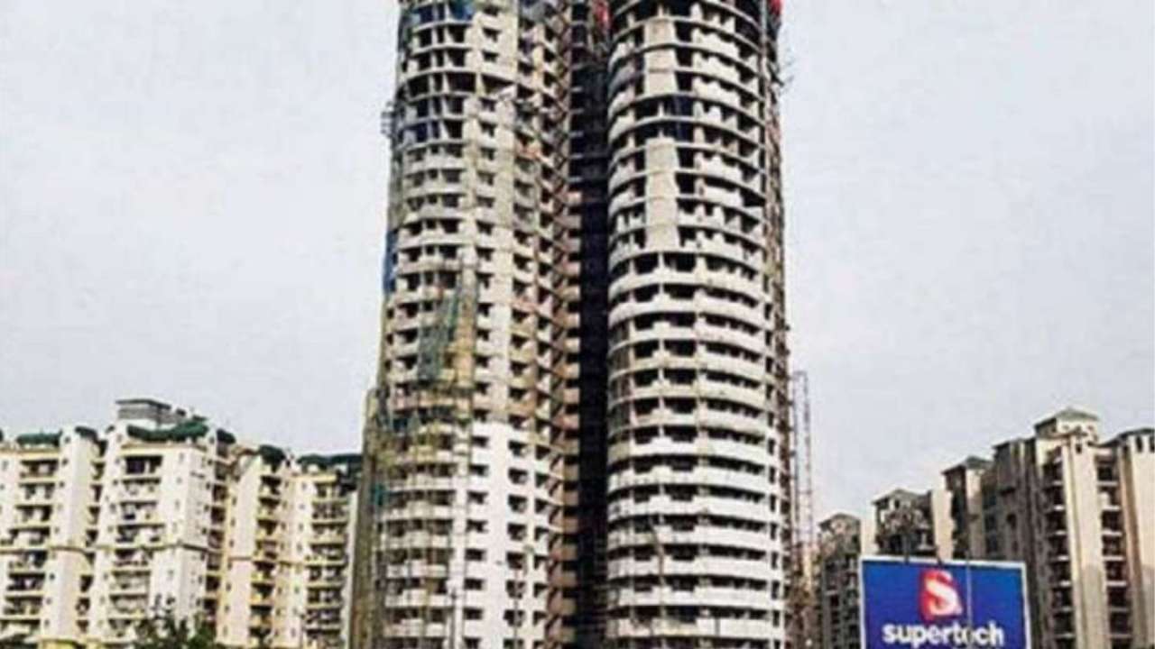 Noida's Supertech Twin Towers razed to ground: Check before and after ...