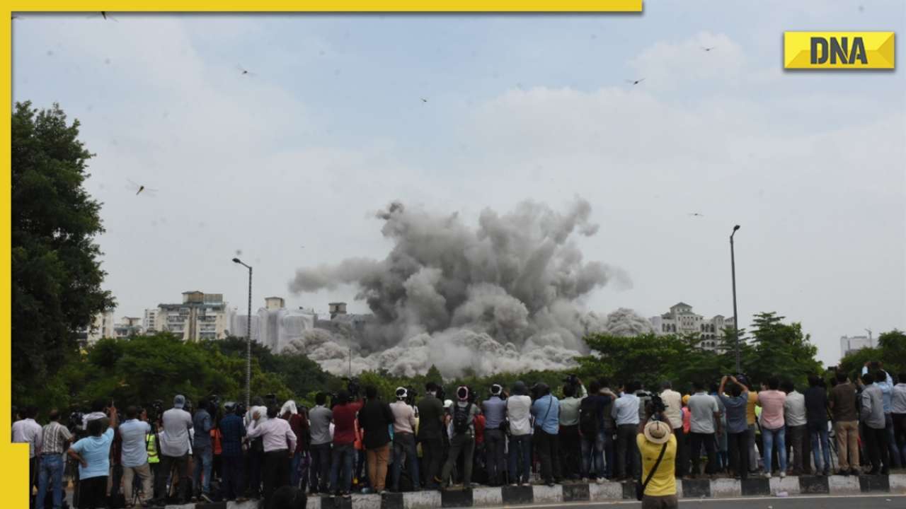 Nine years to nine seconds: Noida’s Twin Towers reduced to dust via ...