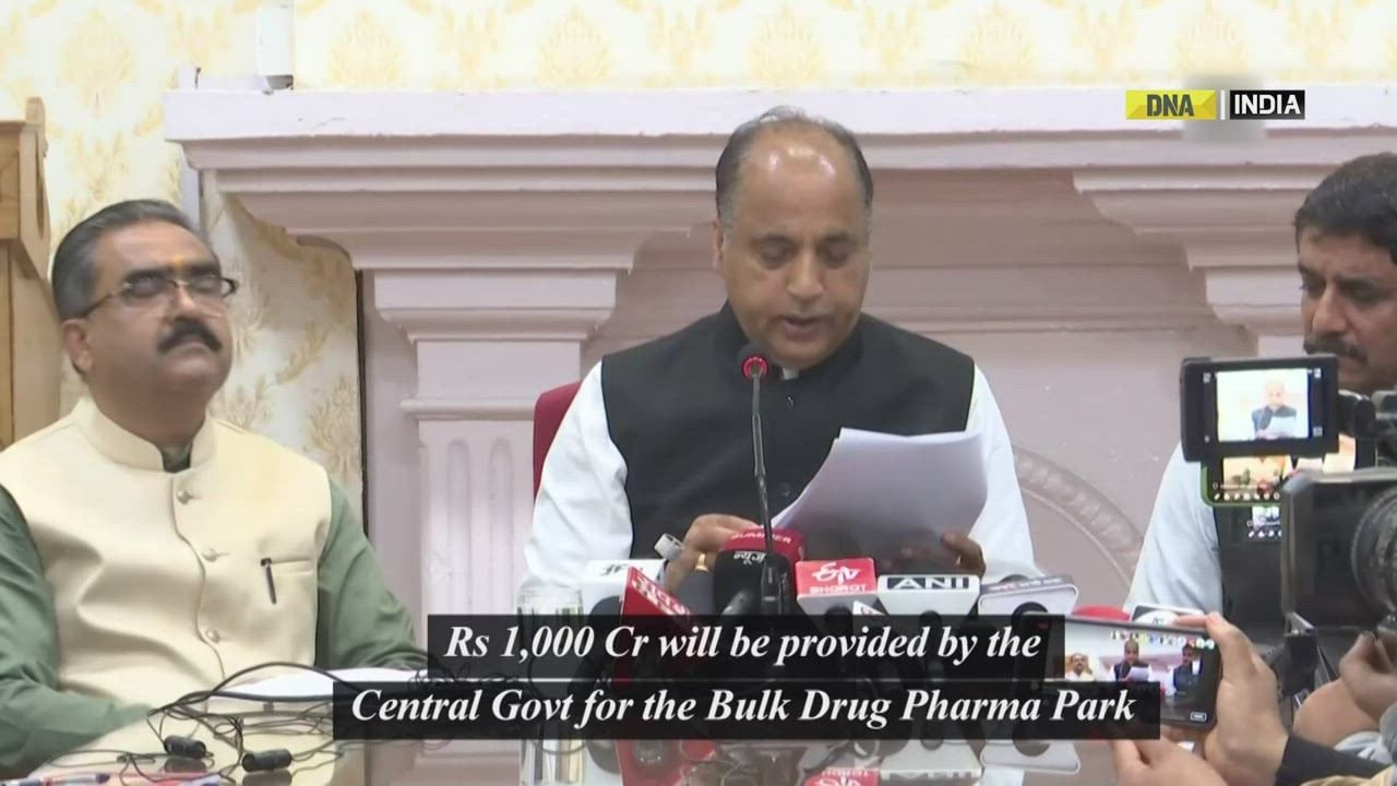 HP CM Jairam Thakur thanks PM Modi for allocation of Bulk Drug Pharma ...