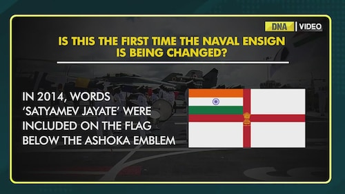 indian navy ensign change