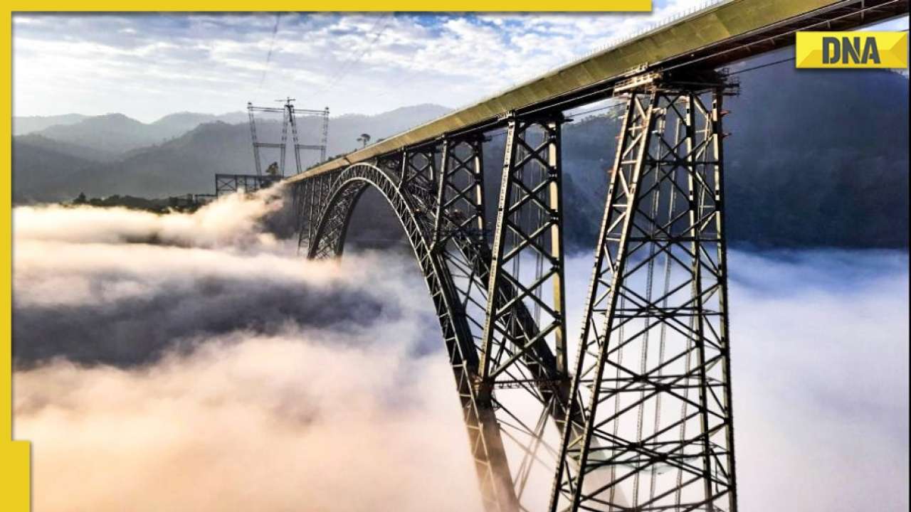 Chenab Bridge: Indian Railways shares stunning pictures of the world's ...
