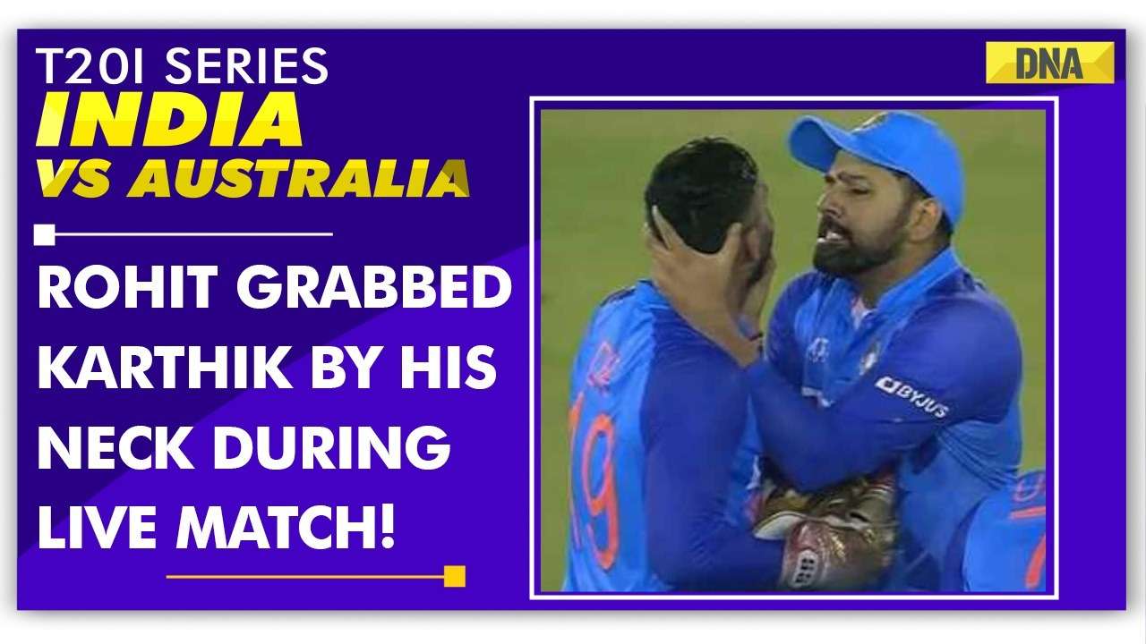 India vs Australia: Why Rohit Sharma grabbed Karthik by his neck during Live Match?