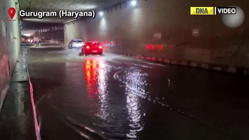 Haryana: Heavy rains lashed parts of Gurugram, waterlogging witnessed at several places