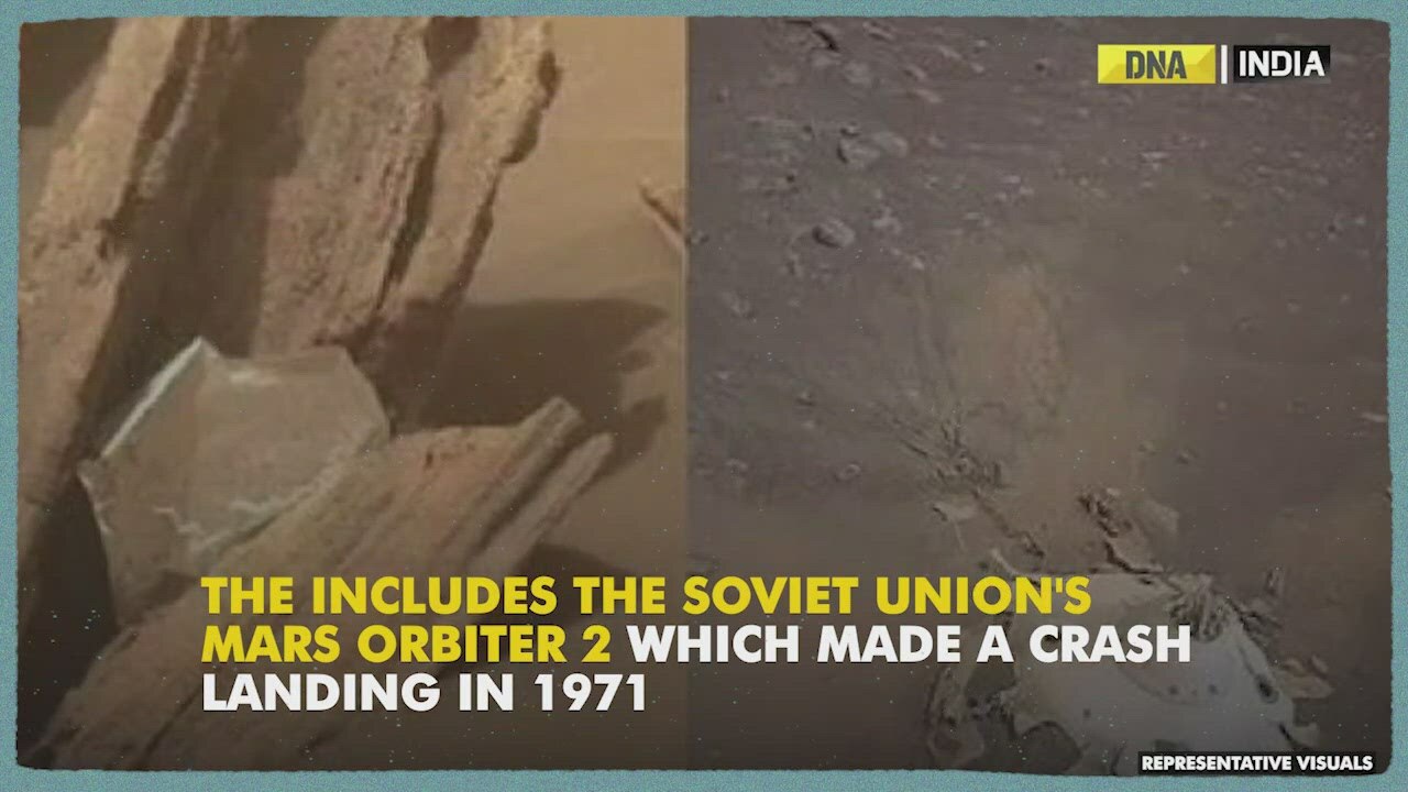 How red planet is 'littered' with 7000 kg of trash?