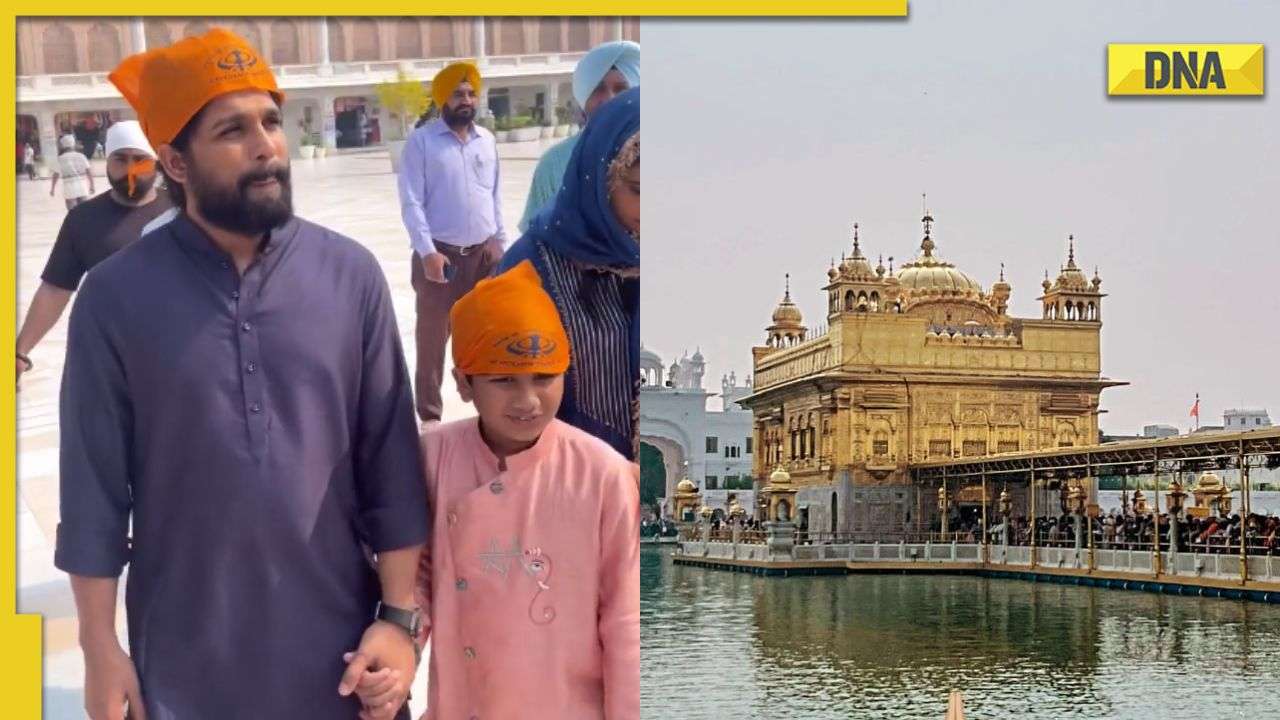 Pushpa star Allu Arjun visits Golden Temple with family on wife's ...